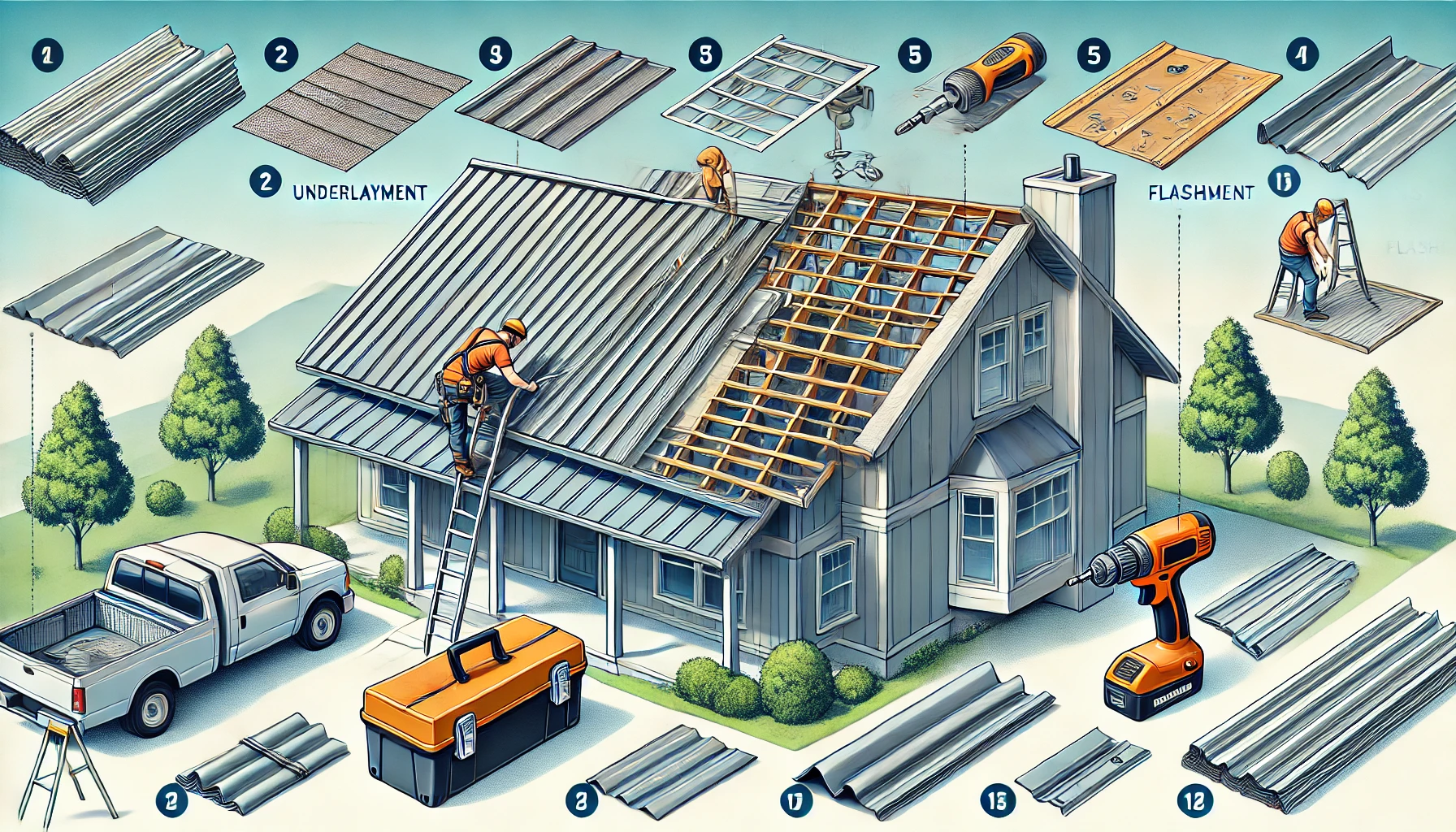 How to Install Metal Roofing on Your Home – San Diego Roofing Company